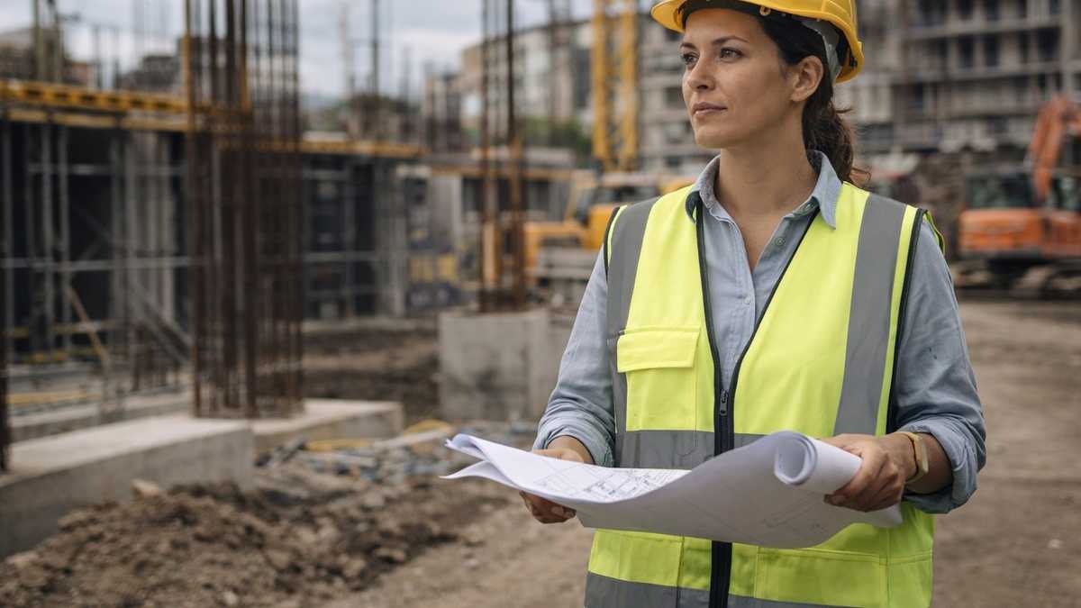 Frauen am Bau: Frauenanteil im Bauingenieurwesen und Baugewerbe steigt