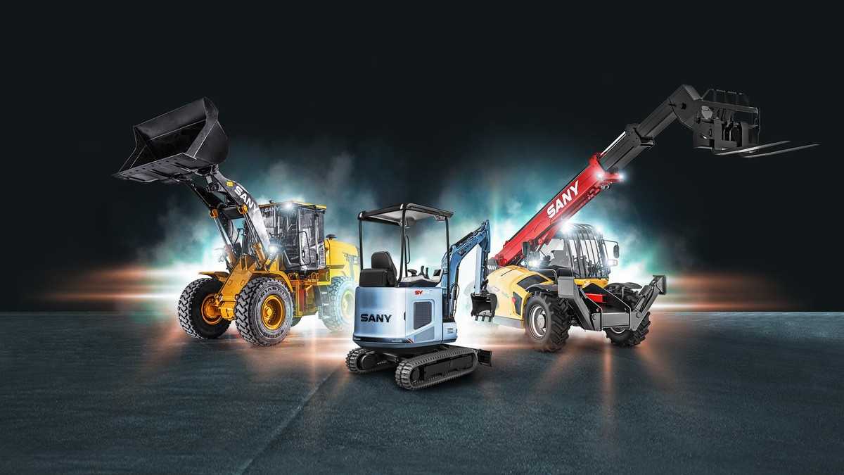 bauma 2022: SANY mit neuen Baggern, Radladern und vielem mehr
