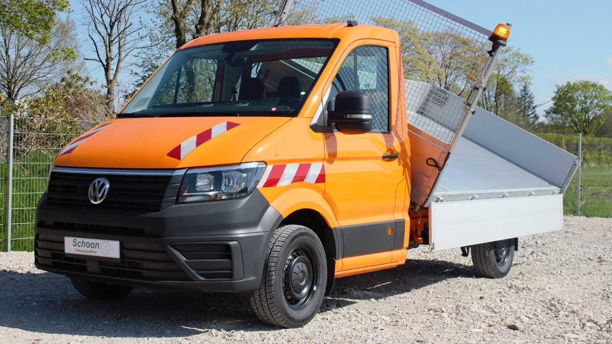 VW Crafter: Neue Kipper- & Kofferaufbauten für Profis