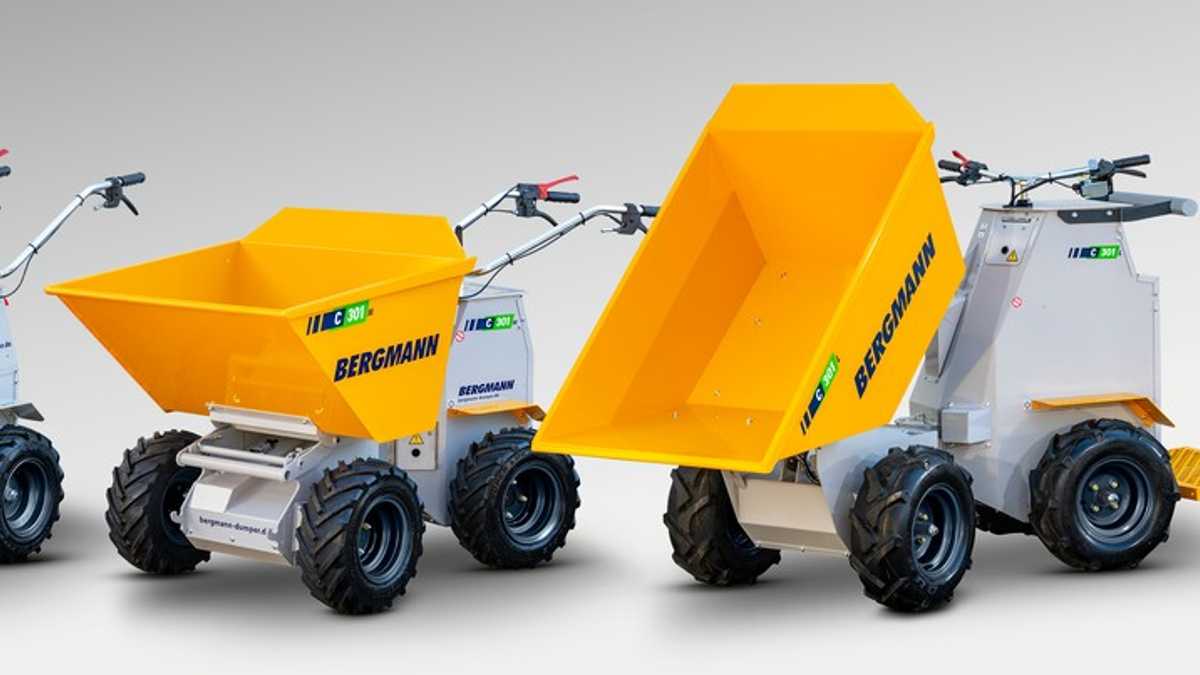 Neue Elektro-Dumper im Miniformat bei Bergmann