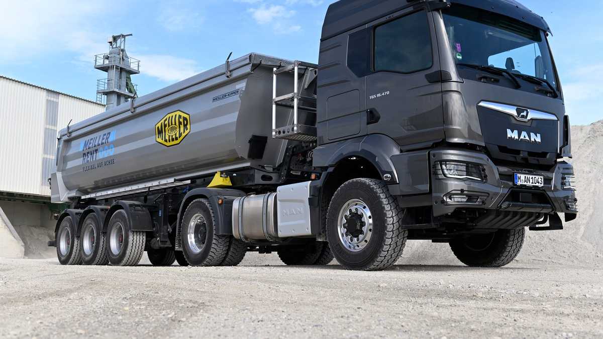 Sattelkipper MAN TGS Hydrodrive im Fahrtest